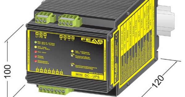 Feas zeigt Mini-USV für die Hutschiene - Power - Elektroniknet