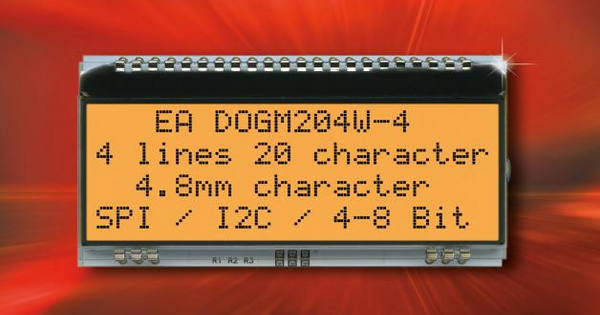 Kompakte alphanumerische LC-Display-Familie mit Controller - Displays ...