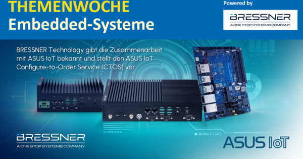 BRESSNER Technology gibt die Zusammenarbeit mit ASUS IoT bekannt ...